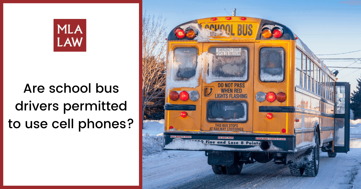 Are School Bus Drivers Permitted to Use Cellphones?